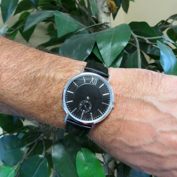 Mens Personalized Wrist Watch Gifts for Men by tiposcreations