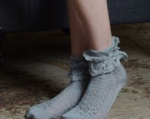 Unique ruffled boot socks related items | Etsy