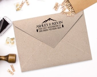 Custom Address Stamp Housewarming Gift Stamp DIYer Gift