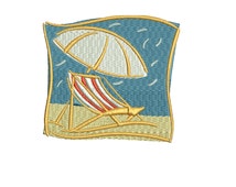 Unique beach chair pattern related items | Etsy