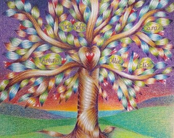 Family tree drawing | Etsy UK
