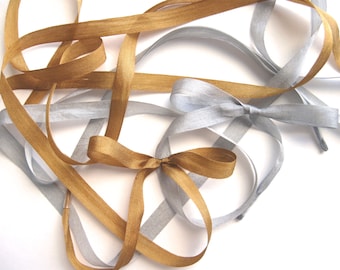 Satin & Glitter Ribbon Shoe Laces Trainersbootsshoes