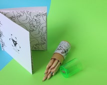 Unique mini coloring book related items | Etsy