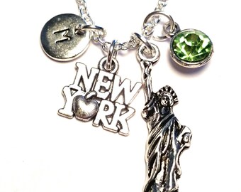 Nyc skyline necklace | Etsy