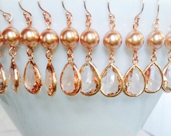 Bezel set pearl | Etsy