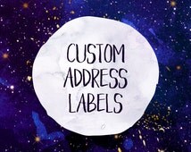 Unique address label design related items | Etsy