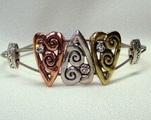 Unique triple bangle related items | Etsy