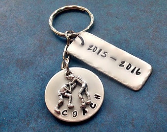 Wrestling keychain | Etsy
