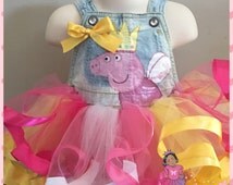 Artículos populares para peppa pig tutu en Etsy
