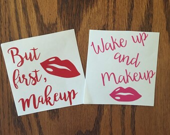 Makeup decal | Etsy