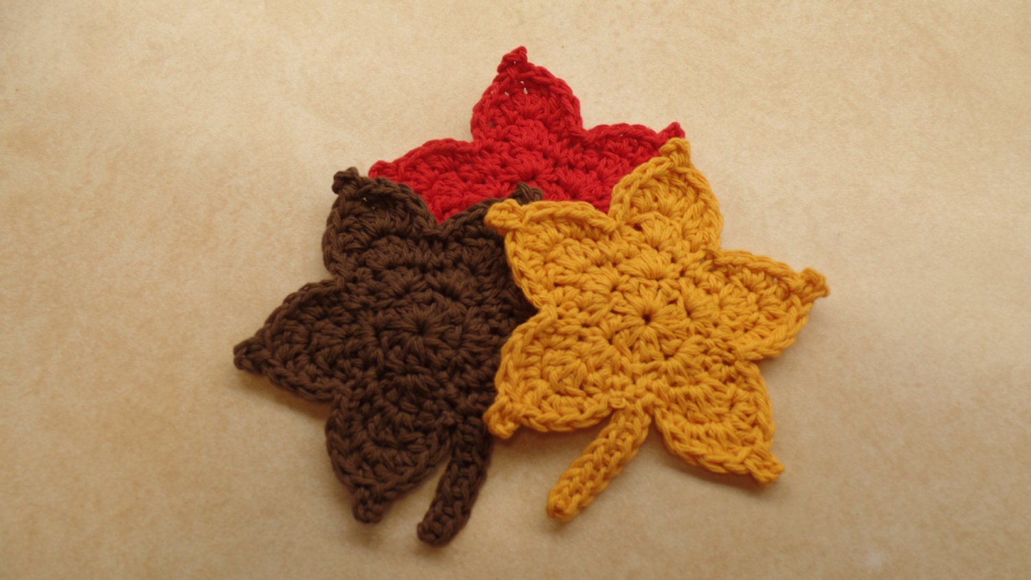 Crochet Easy Fall Leaf Autumn Leaf Crochet Leaves Pattern