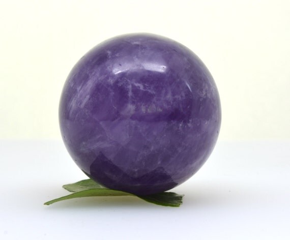 Amethyst crystal ball polished amethyst sphere 45 mm scrying