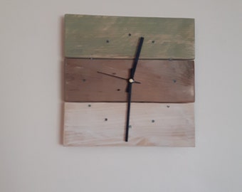 Rustic wall clock | Etsy