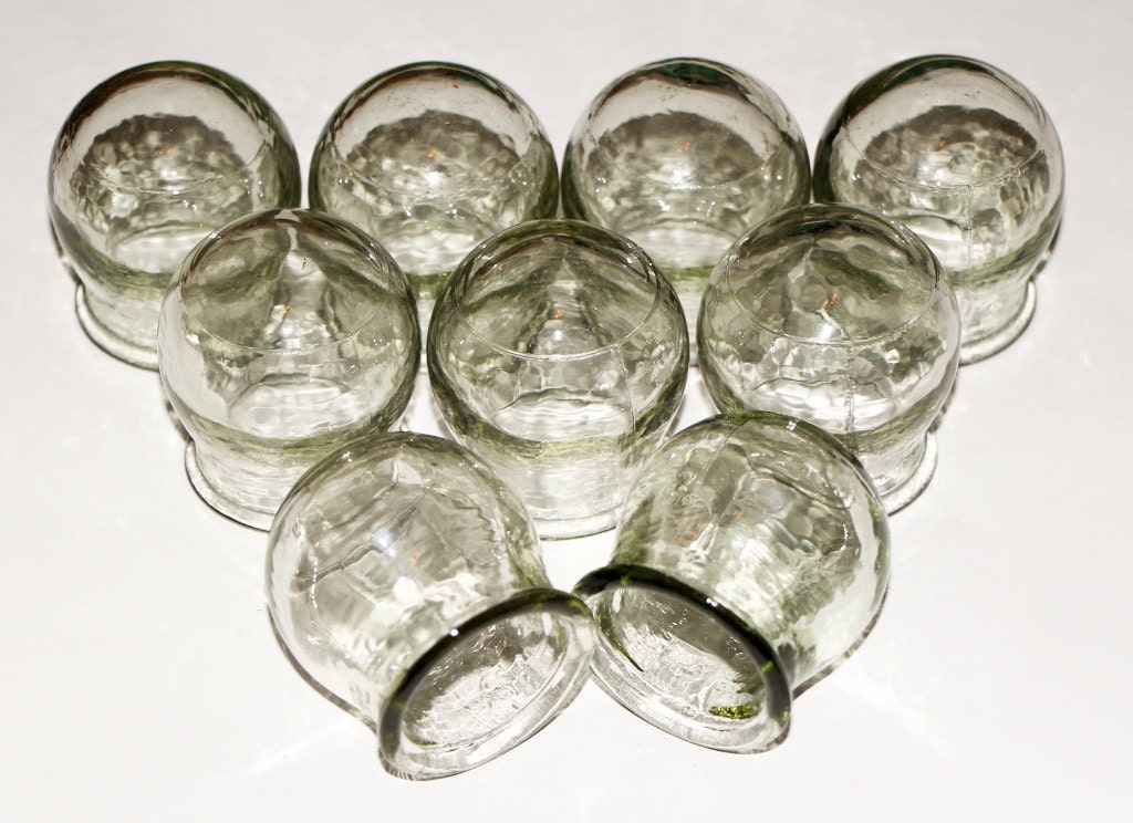 Fire Glass Body Massage Vintage Medical Chinese Massage
