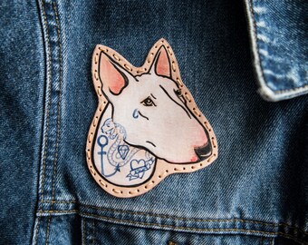 Leather patch | Etsy