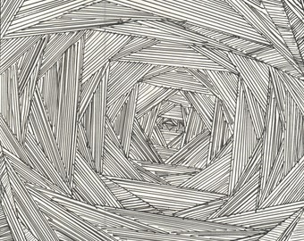 Unique 3d line drawing related items | Etsy