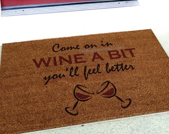 Unique handpainted doormats with personality for by KillerDoormats