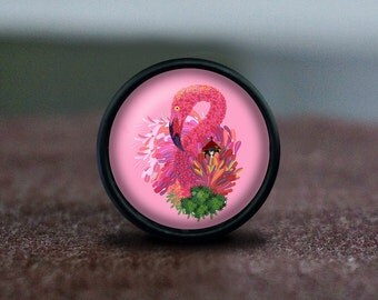 Flamingo knobs | Etsy