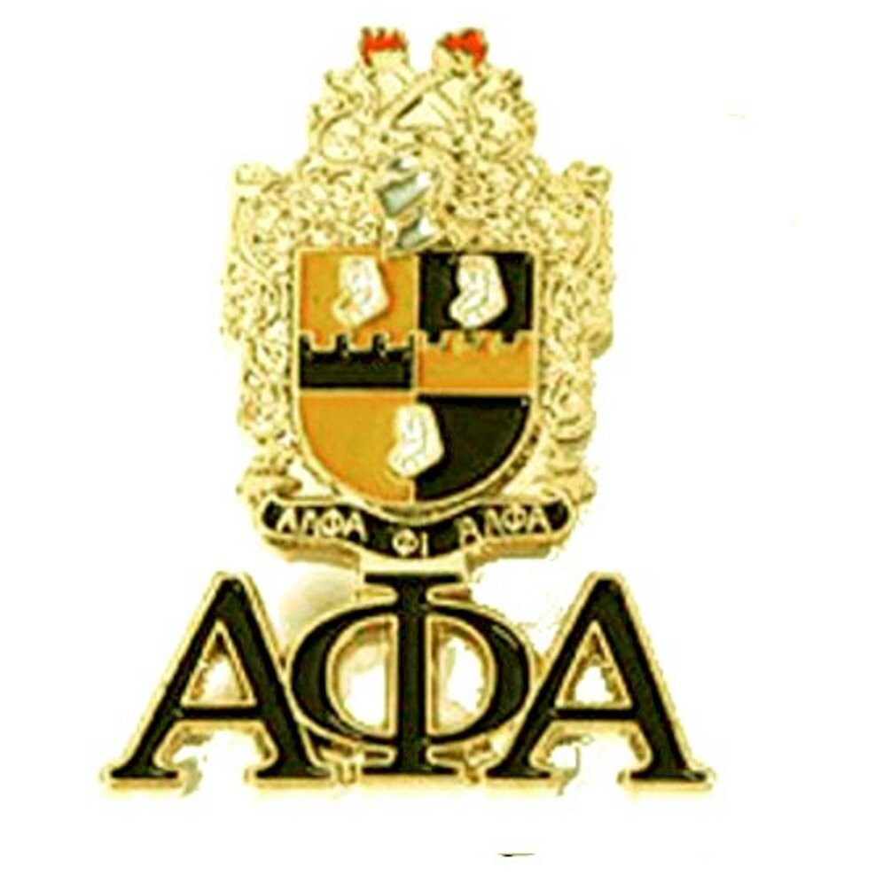 Alpha Phi Alpha Fraternity Greek Letter Shield Lapel Pin ALP5
