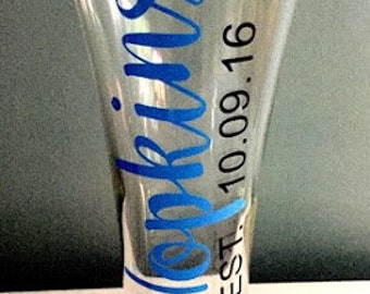 Custom beer glasses | Etsy