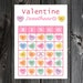 Valentine Bingo 30 Printable Valentine Sweethearts Holiday