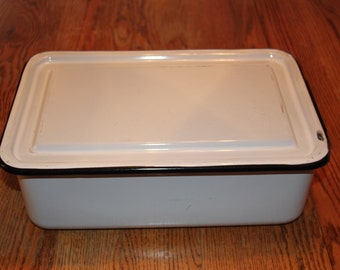 Rectangle enamelware | Etsy