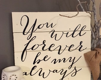 Items similar to Happy Forever Scrapbook Pendant on a Gold Chain on Etsy