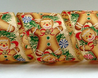 Gingerbread man bow | Etsy