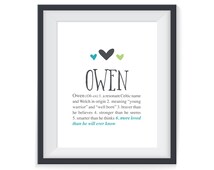 Unique baby name meanings related items | Etsy