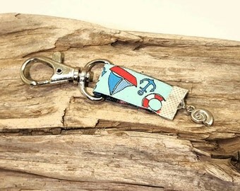 Sea shell keychain | Etsy