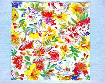 Colorful napkins | Etsy