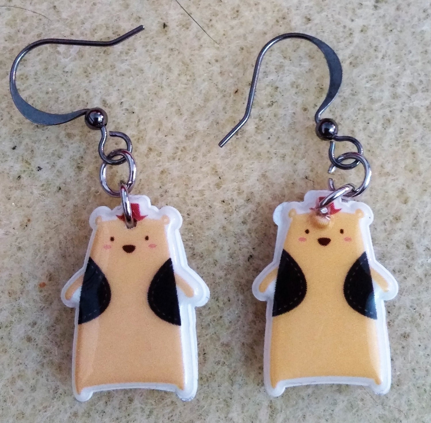 Cute teddy bear earrings