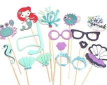 Unique mermaid photo booth related items | Etsy