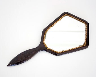 Bakelite hand mirror | Etsy