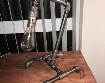 Steel pipe light | Etsy