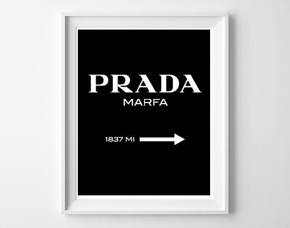 Prada Print Prada Marfa 1837 Mi Art Illustration Print