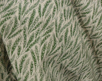 Wheat print fabric | Etsy