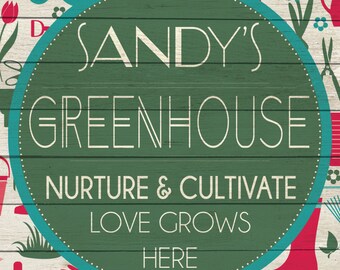 Greenhouse sign | Etsy