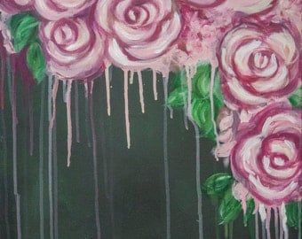 Dripping rose | Etsy