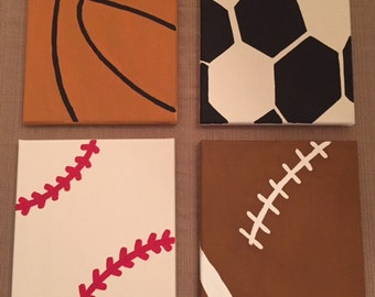 Sports canvas | Etsy
