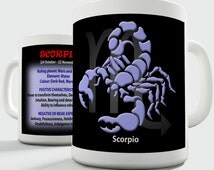 Unique scorpio mug related items | Etsy