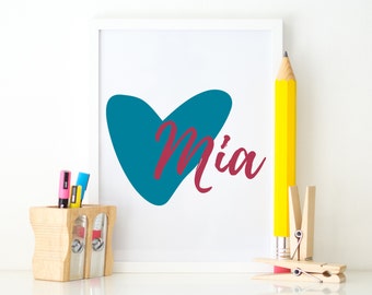 Custom name art | Etsy