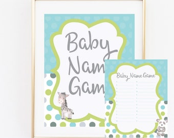 Guess baby's name | Etsy