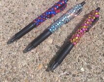 Unique bling pen related items | Etsy