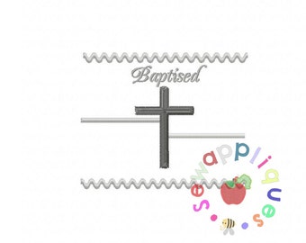 Baptism embroidery | Etsy