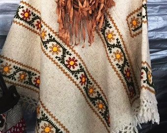 Mexican poncho | Etsy