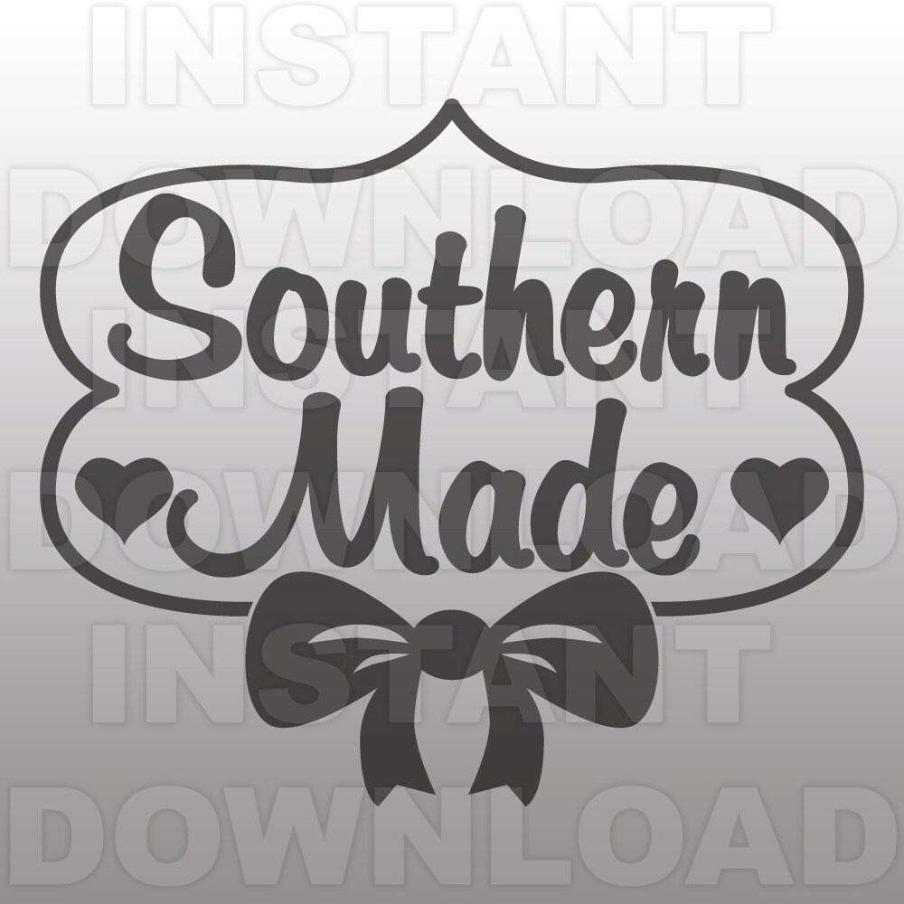 Southern Made SVG FileSouthern Belle SVGMade in South SVG