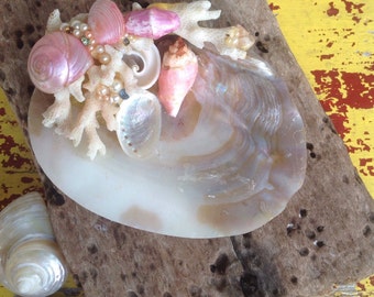 Vintage seashell art | Etsy