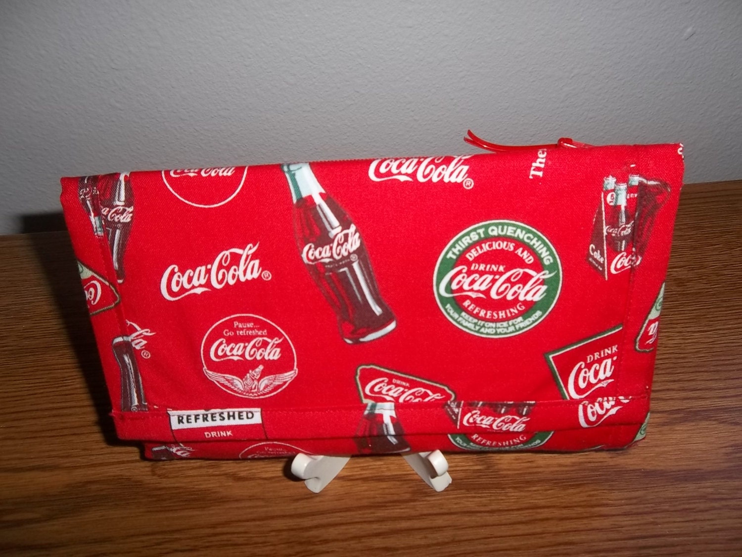 Coca Cola TriFold Wallet Coke Fabric Wallet by bestdoilies on Etsy