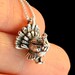 Turkey Necklace Silver Turkey Charm Turkey Jewelry by martymagic